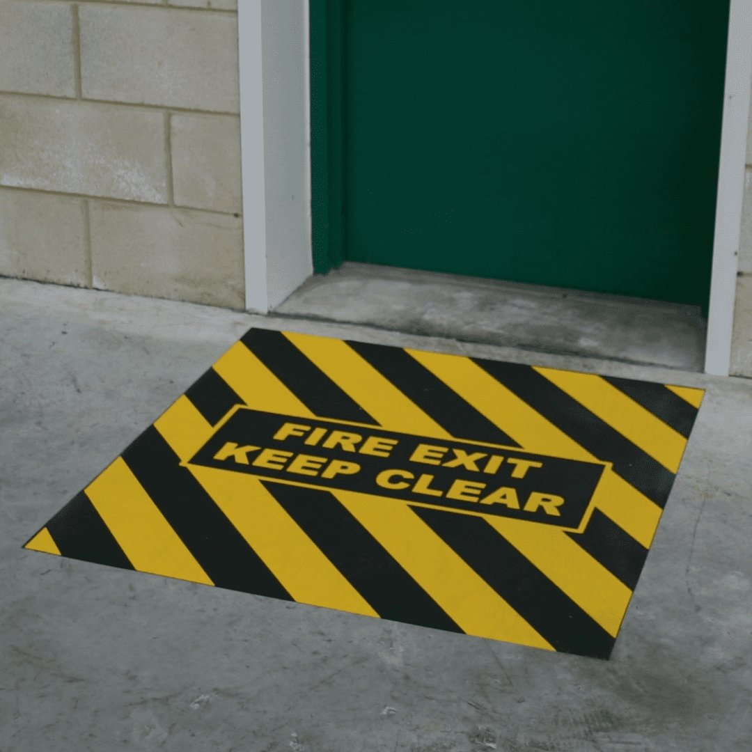 Anti Slip Fire Exit Marker - Fire Exit Floor Markings Manufacturer Anti Slip Fire Exit Marker - Fire Exit Floor Markings Manufacturer